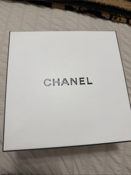 CHANEL | Accessories | Chanel White Box With Black Logo | Poshmark